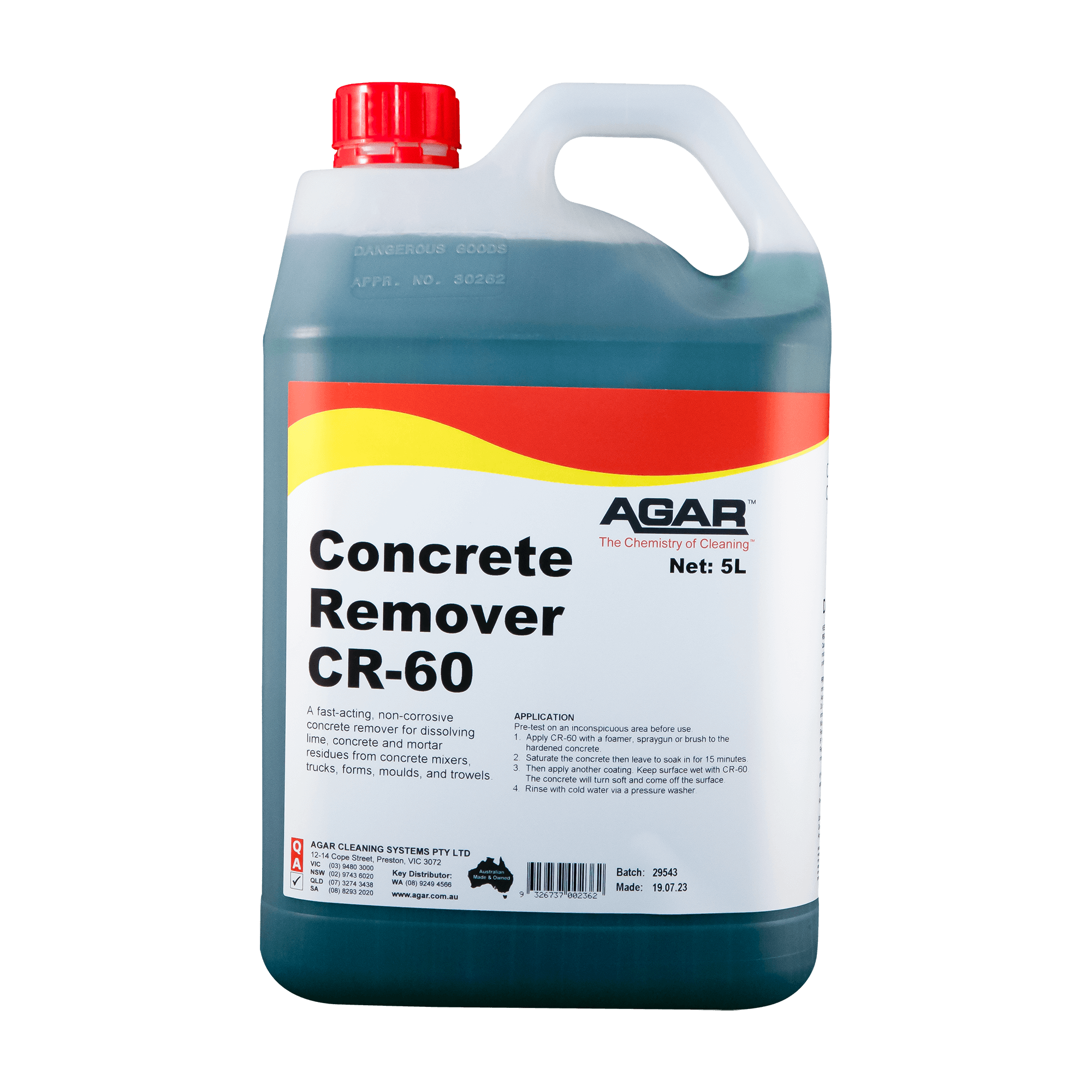 Agar CR-60 CONCRETE REMOVER – Eastern Cleaning Supplies