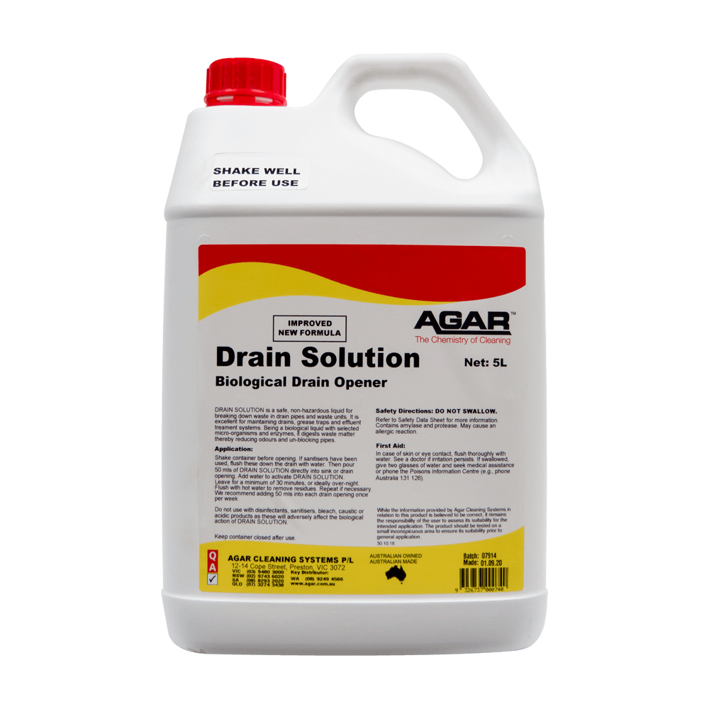 Agar DRAIN SOLUTION – Eastern Cleaning Supplies