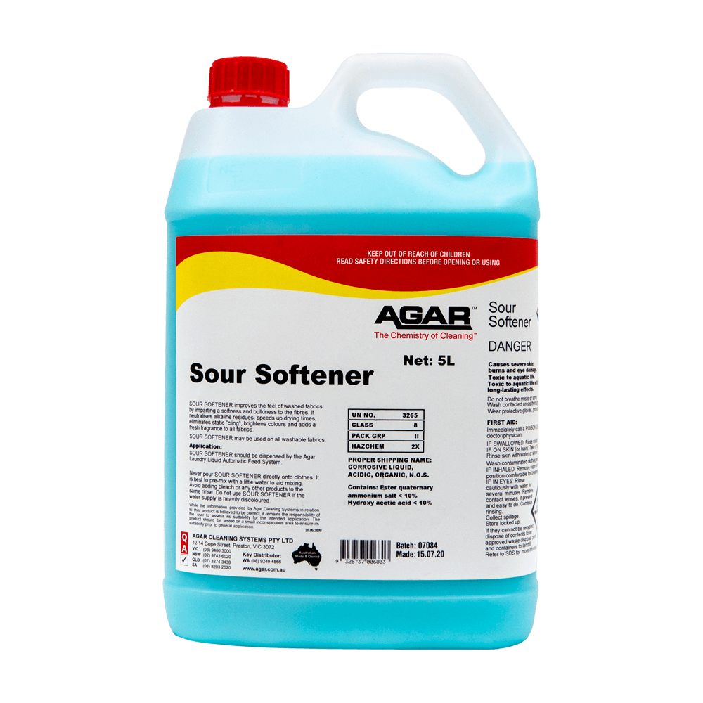 Agar SOUR SOFTENER – Eastern Cleaning Supplies