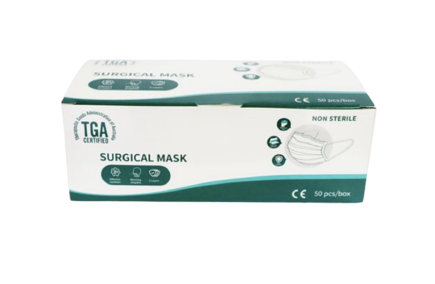 TGA APPROVED SURGICAL MASKS 50PCS/BOX – Eastern Cleaning Supplies